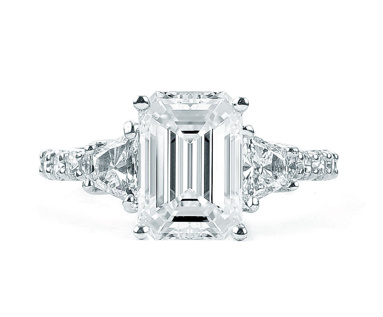 Emerald Shape Diamond Rings – S.T.G Diamonds